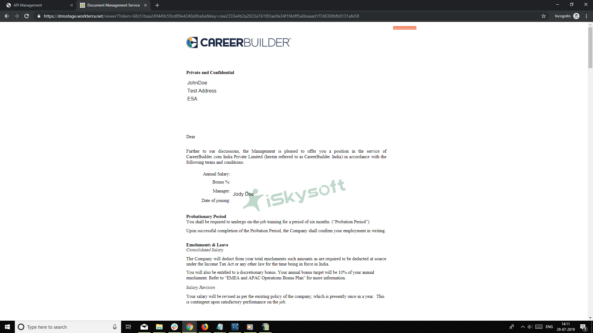 Dms 1596 Cbats Document Link In Latest Status Api Workterra Jira